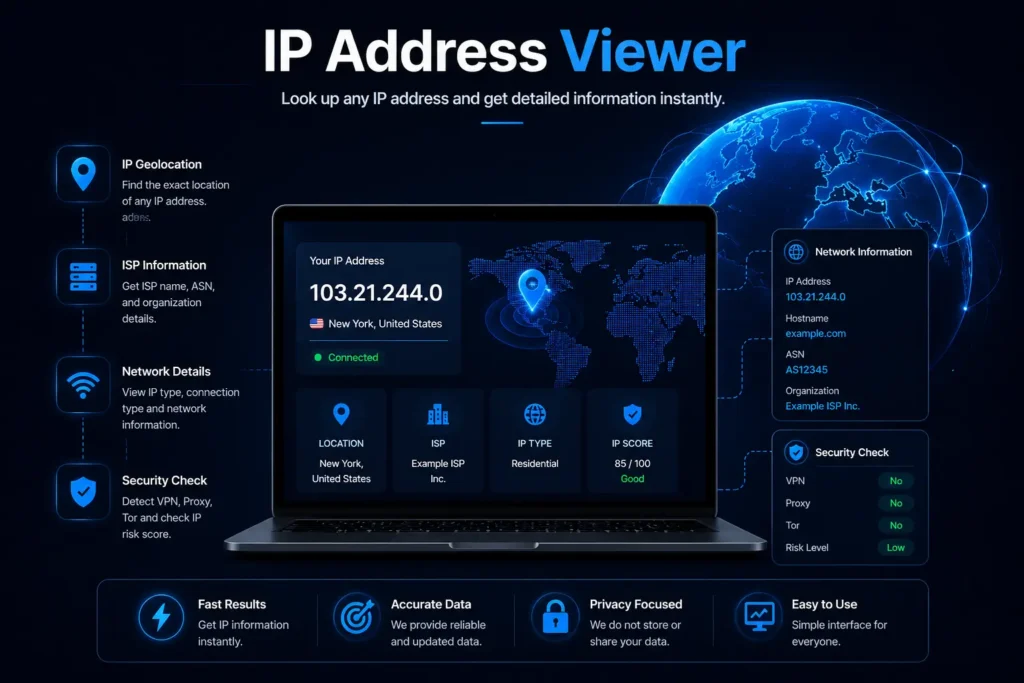 IP Address Lookup – Instantly Find IP Details & Location